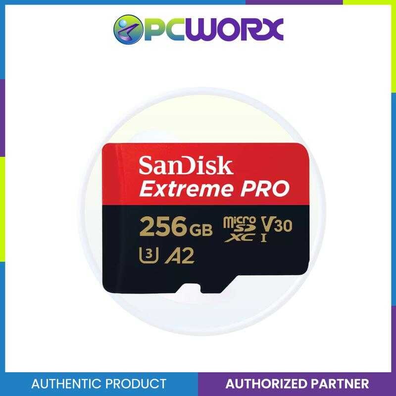 Sdsqxcd-256G-Gn6ma 256Gb Extreme Pro Micro SD With Adapter C10, U3, V30 ...