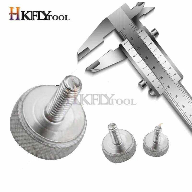 7 5Pcs Round Head Knurled Hand Screw Vernier Caliper Fastening Screws ...