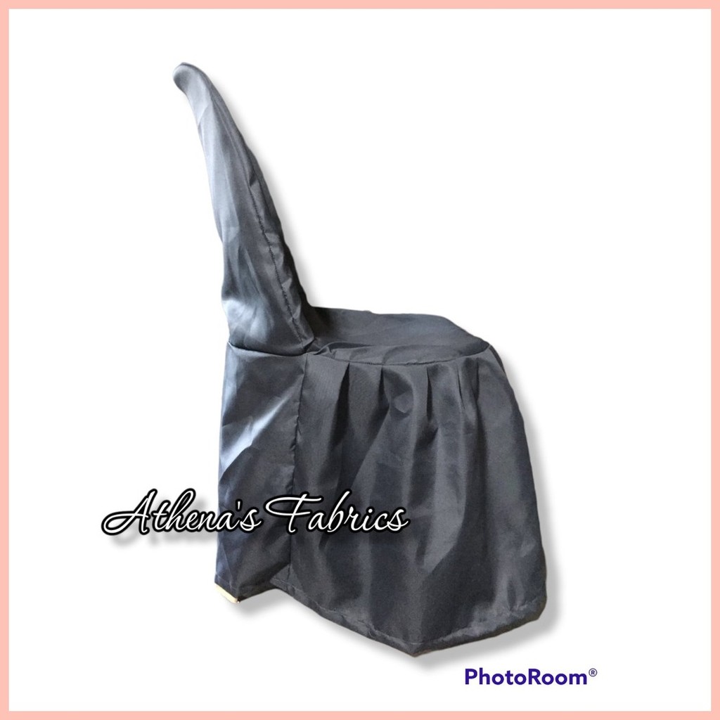 ∲ ⛴ ⋒ Dark Gray Chair cover Katrina/Geena Fabric for uratex and ruby ...