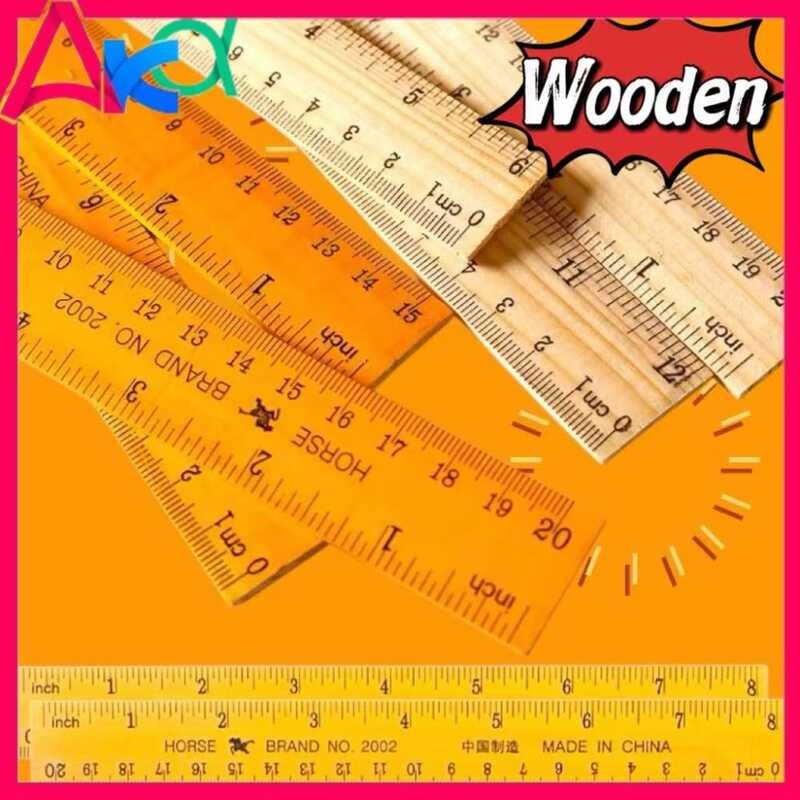 30Cm Student Wooden Ruler - Essential School Supplies Accurate ...