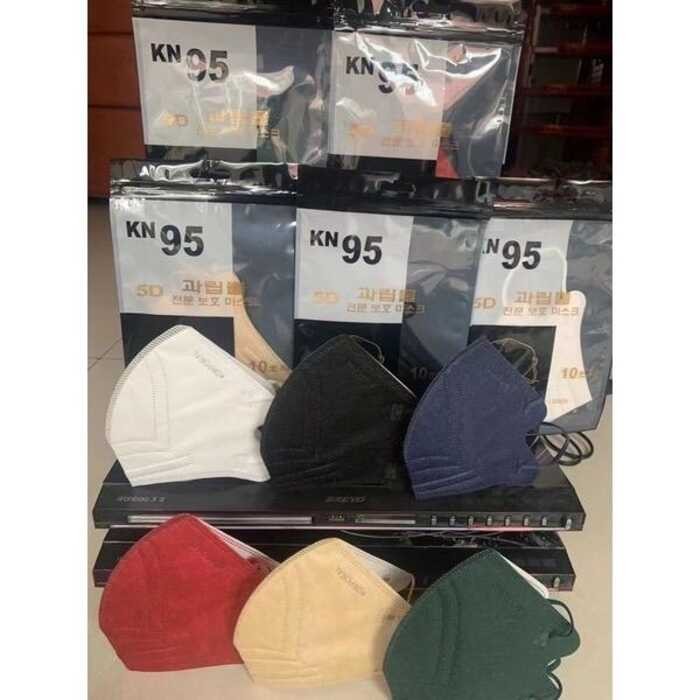 Kn95 5D 10Pcs 5Ply Aesthetic Facemask Neutral Beige Khaki Coffee Neo ...