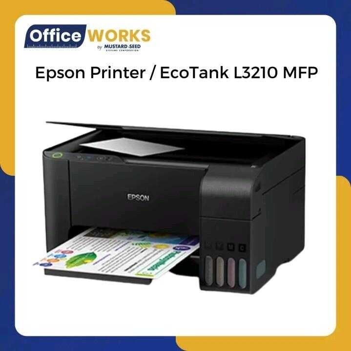 welcome my store Epson Ecotank L3210 A4 All-In-One Ink Tank Printer | Shopee Philippines
