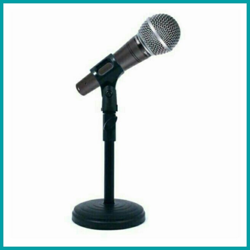 ஐ ① ∤ Adjustable microphone stand Height Disc Microphone Table Desk ...