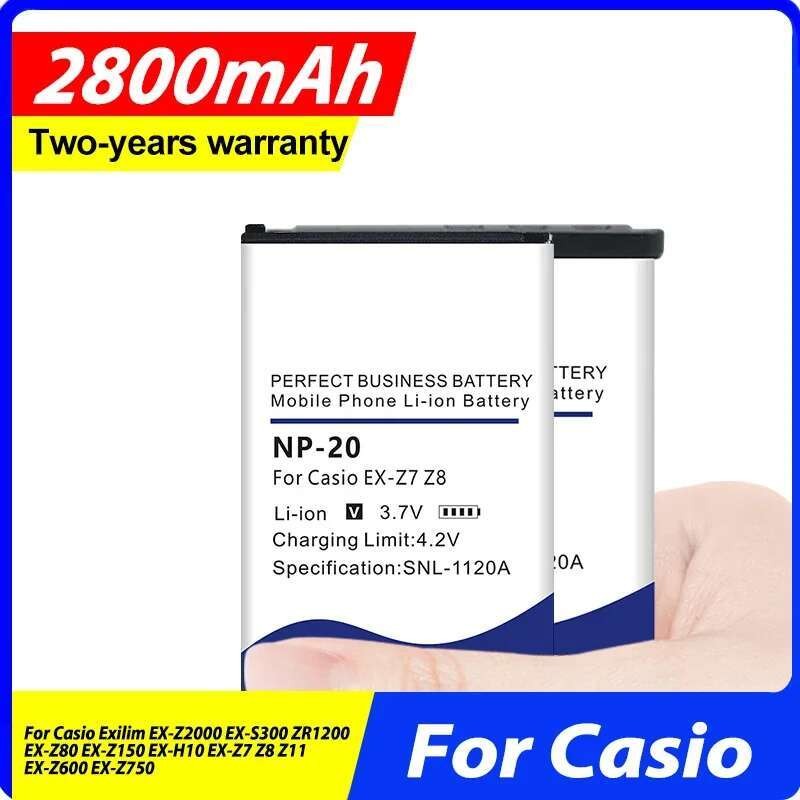 CNP-90 NP-40 CNP-60 NP-20 Battery For Exilim EX-Z2000 EX-S300 ZR1200 EX ...