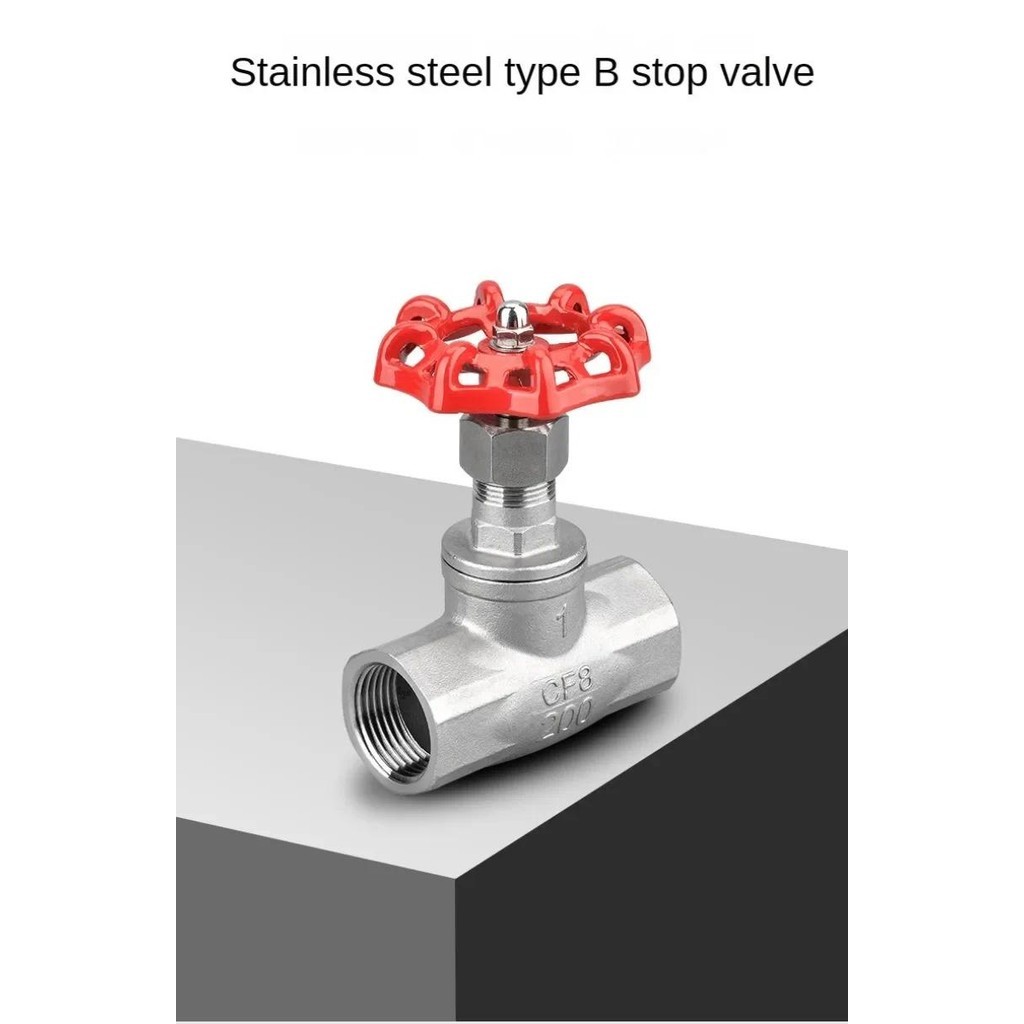 1/2" 3/4" 1" 1-1/4" BSP Female Thread Stainless Steel Globe Valve SS304 ...