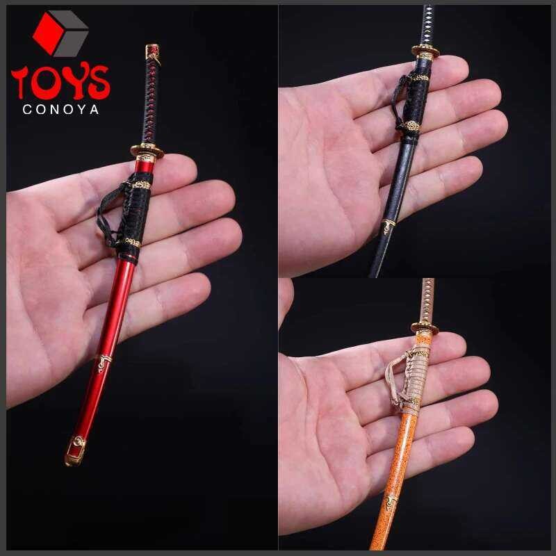 1/6 Ls2025-10 Scale Japanese Samurai Sword Toy Model Scene Accessory ...