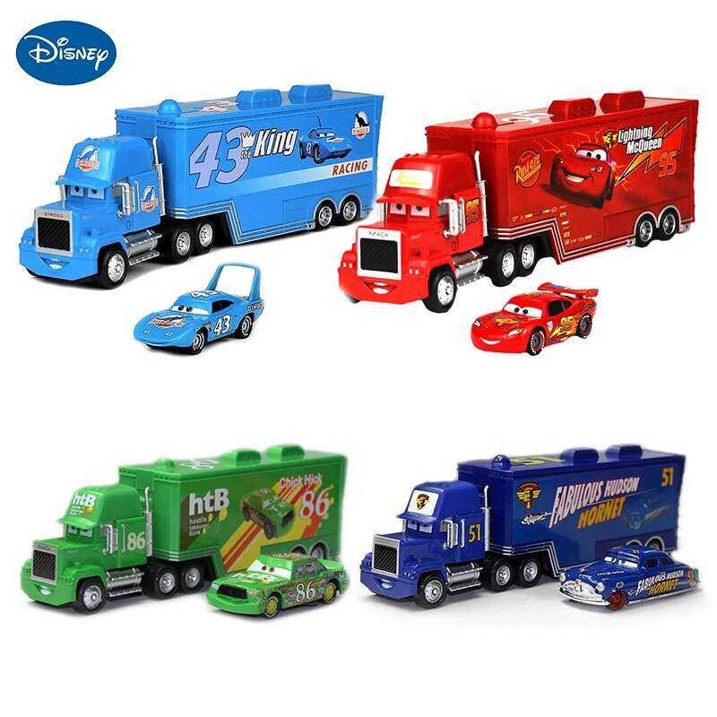 Pixar Toys Cars 3 Lighing Ueen Container Truck Racing Family Collection ...