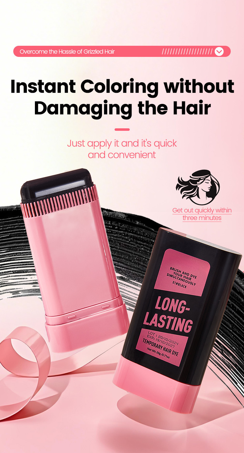 Long-Lasting Temporary Hair Dye Stick | Salon-Finish, Hair Styling ...