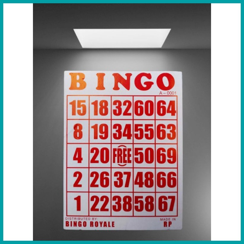 bingo cards BIG size 100pcs 4½x6 inches hard paper | Shopee Philippines