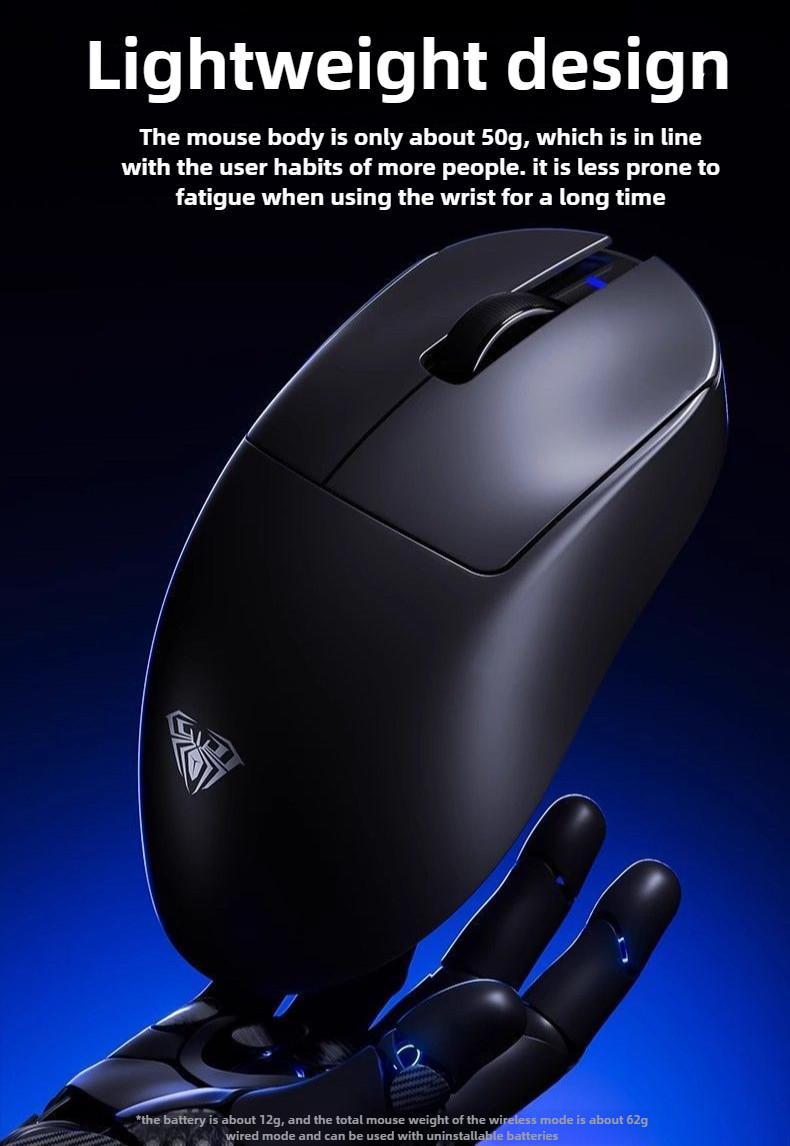 AULA SC900 Pro/Max Wireless Tri-mode Esports Mouse Dual 8K Lightweight ...