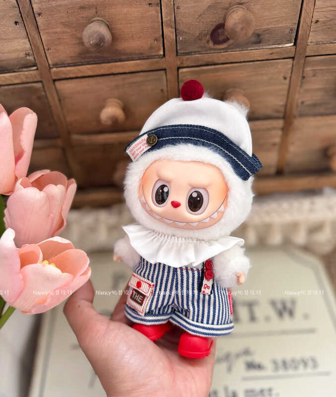 Clothes Labubu 3.0 LABUBU First Second Third Generation Vinyl Keychain ...