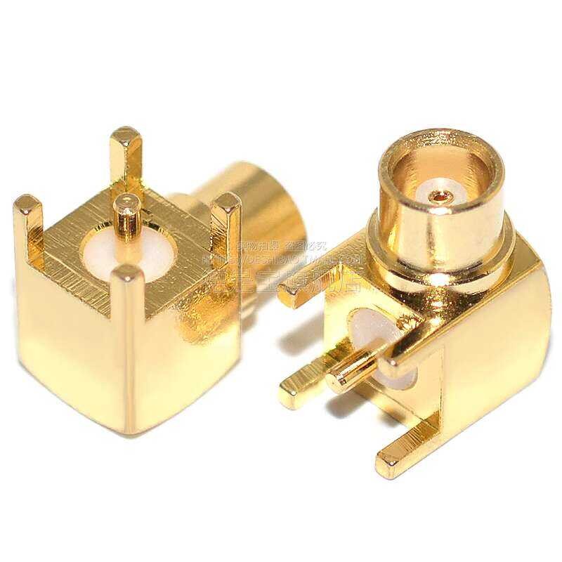 MMCX-KE-JE Male Female Straight SMD Elbow Antenna MCX-KWE Four-Pin ...