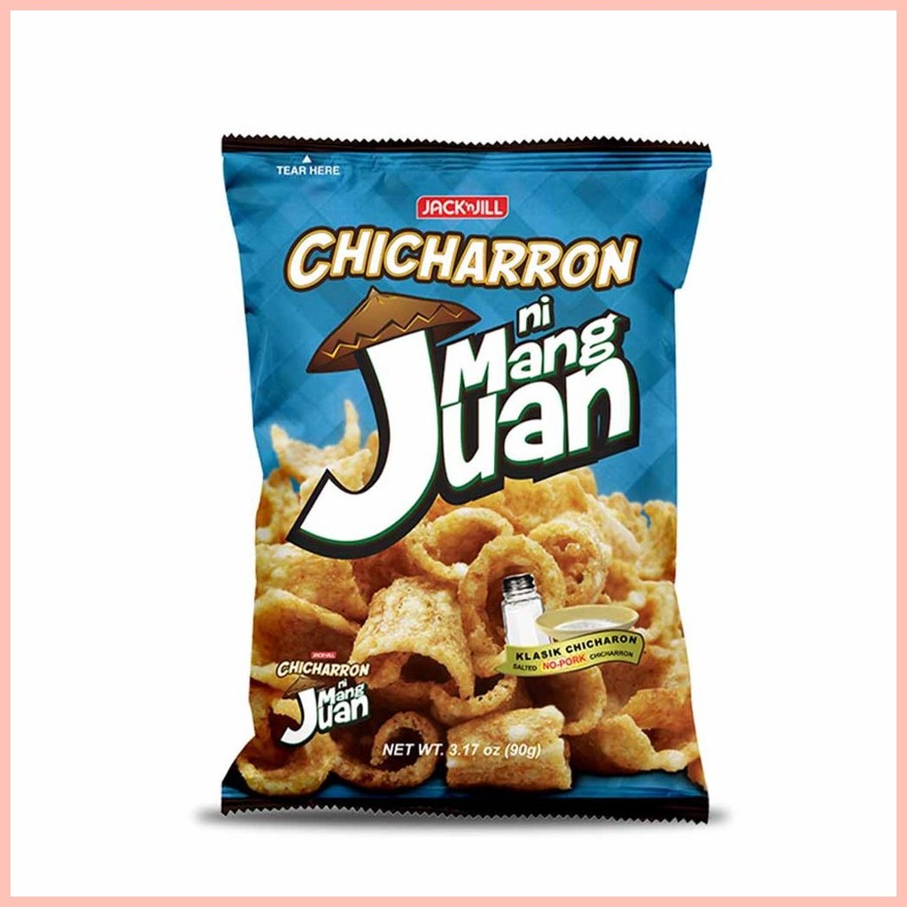 2 x Chicharron ni Mang Juan Klasik Chicharon (90g) | Shopee Philippines