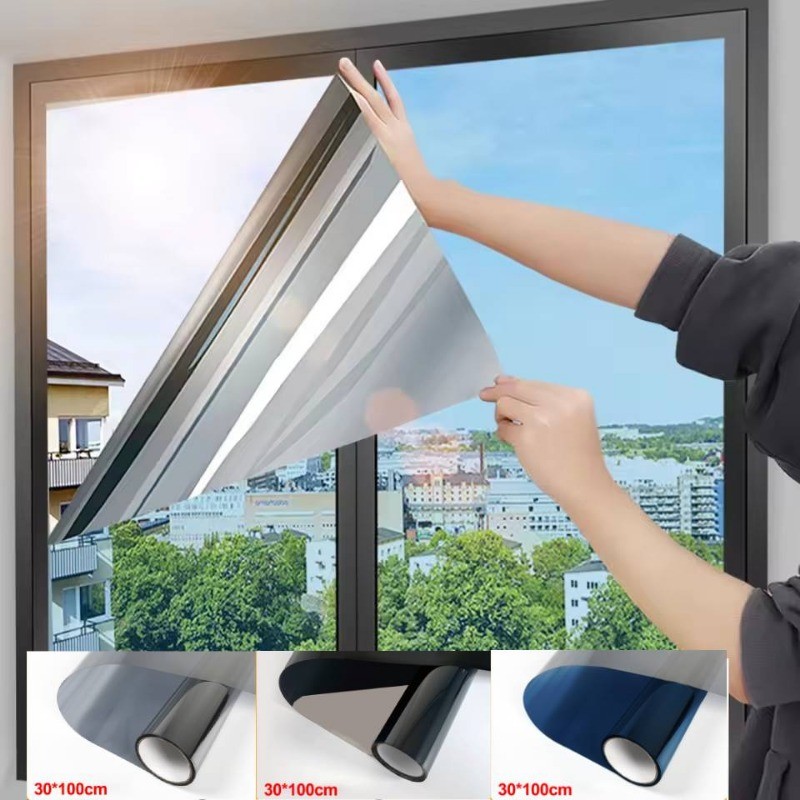Heat Insulation Glass Film - Sun Protection One-Way Mirror Window Film ...