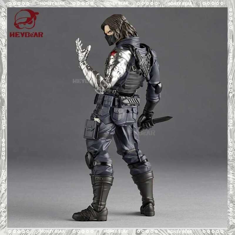 Kaiyodo Winter Soldier Figure Revoltech Amazing Yamahi Bucky Barnes ...