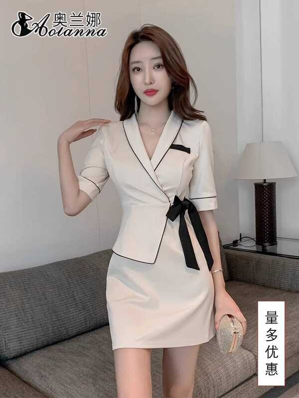 Club Sexy Dress Women High-End Elegant Foot Bath Shop Technician ...