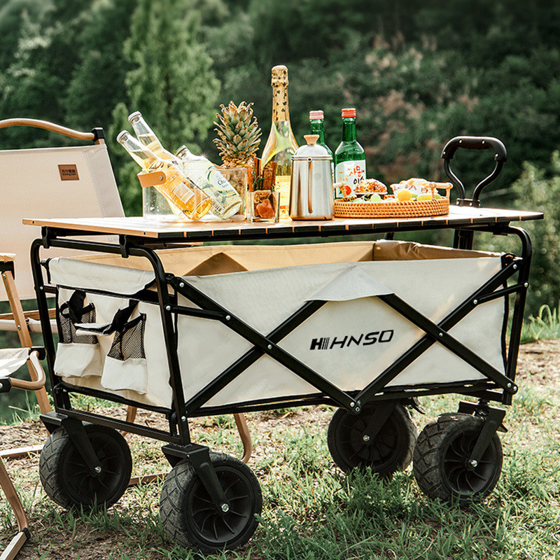Outdoor Foldable Camper Cart Camper Cart Picnic Car Portable Outing ...