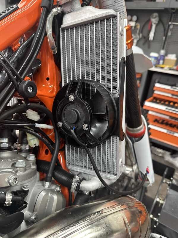 KTM Hengjian Z300 Husqvarna Kevis Off-Road Motorcycle Radiator Fan ...
