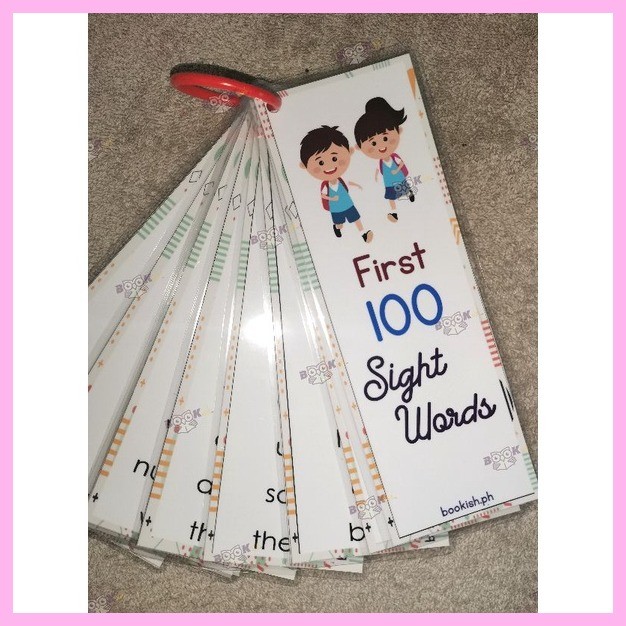 COD] Educational First 100 Sight Words Strips for Kids | Laminated ...