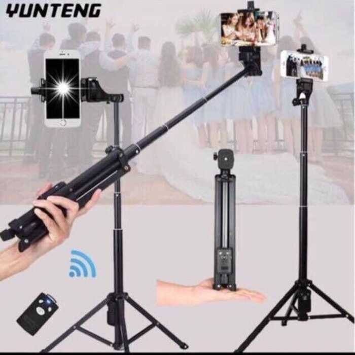 Eden Yunteng Vct-1688/Yt-1688 2In1 Bluetooth Monopod Tripod Selfie ...