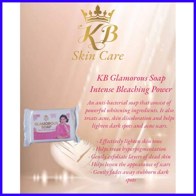 (70G) KB GLAMOROUS SOAP Intense Bleaching Power | Shopee Philippines
