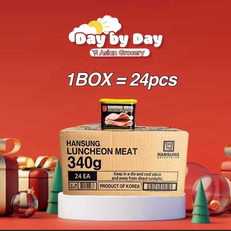 DBD Hansung Luncheon Meat 340G X 24 (1Box) - Canned Goods Instant, Food ...