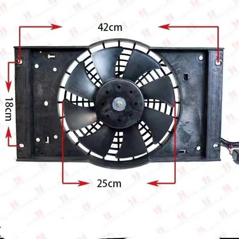 Wuzheng Three-Wheeler Water Tank Fan Assembly Aoxiang Yunhu Xiangrui ...
