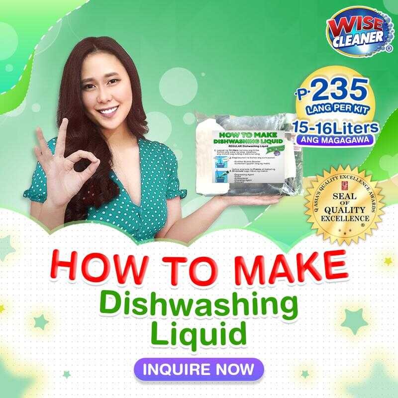 WISE CLEANER DIY DISHWASHING LIQUID KIT | Shopee Philippines
