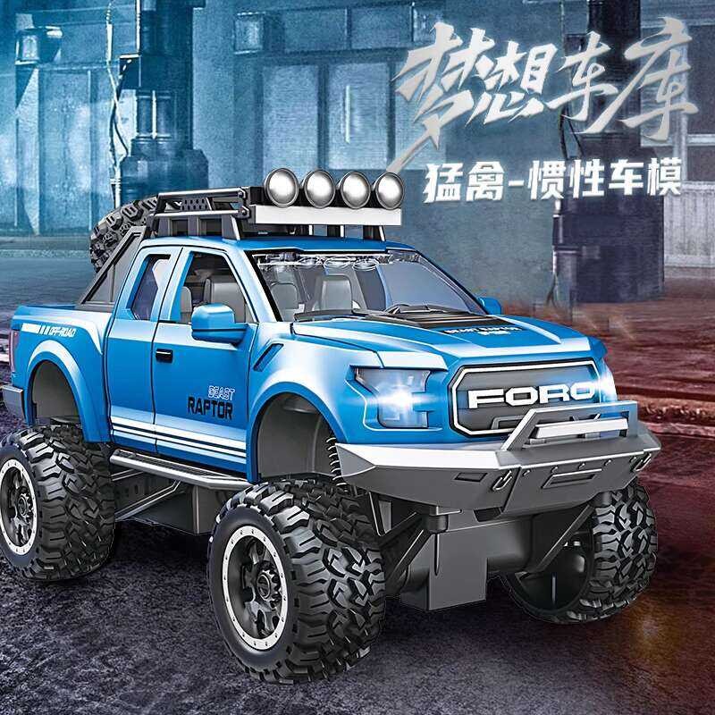 Large Ford Raptor Simulation Realistic Inertia Off-Road Pickup Truck ...