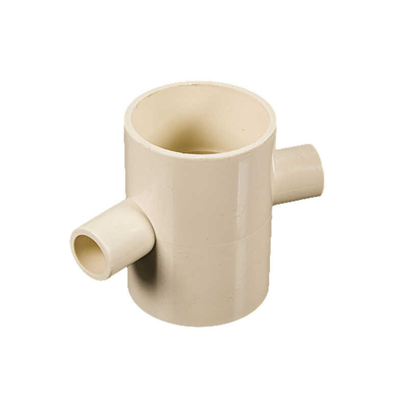 Connector PVC Four-Way Water Pipe Fittings Cross Four-Point Flat Right ...