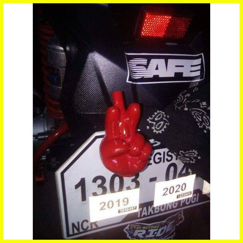 Plate Bolts, Dirty Finger, Thumbs Up, DU30, Triskelion | Shopee Philippines