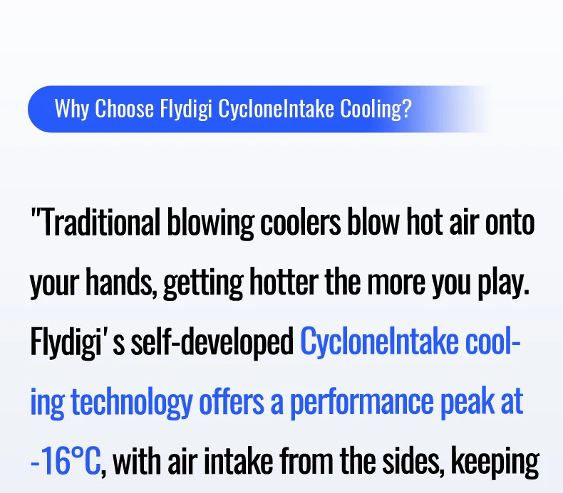 Flydigi B8X EVA Magnetic Phone Cooler Fan Ultra Fast Heat Dissipation ...