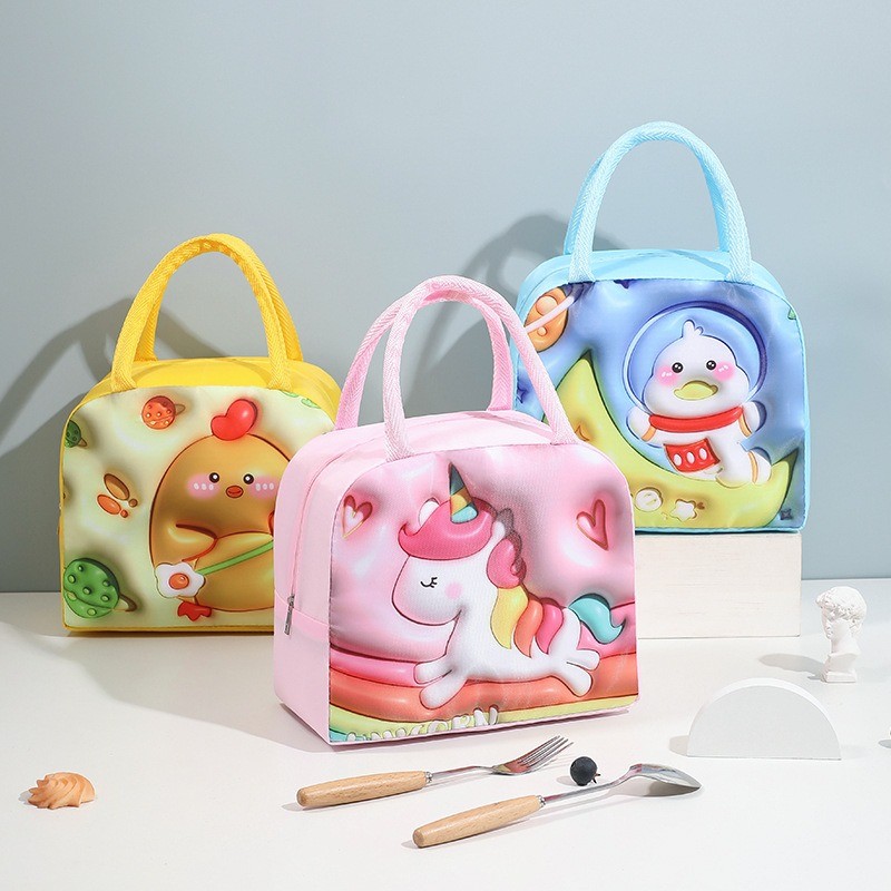 New 3D Pattern Large Capacity Portable Thickened Aluminum Foil Children ...