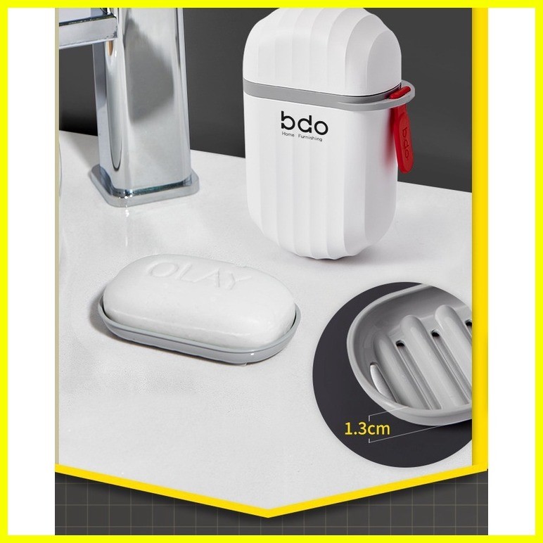 1Pcs Soap Box Holder Travel Soap Case Box With Cover Portable Anti ...