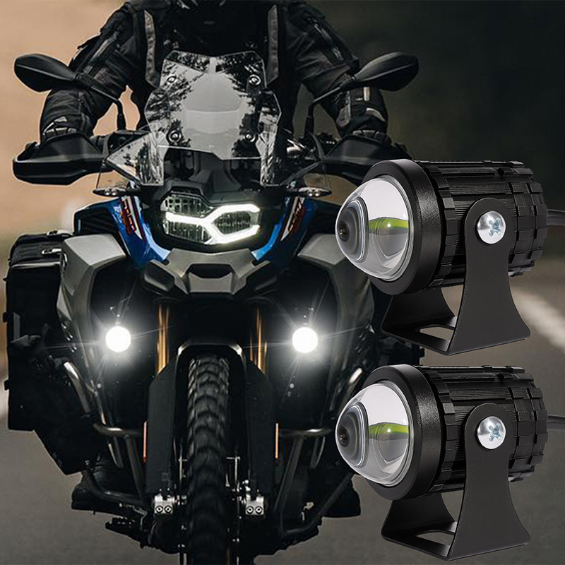 Motorcycle Dual Color Mini Driving Light/LED Waterproof Auxiliary ...