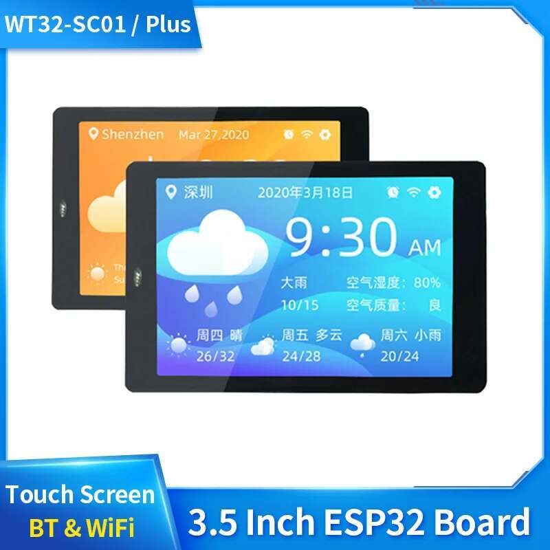 ESP32 Development Board WT32-SC01 / Plus with 3.5 Inch Touch Screen 320x480 LCD Dispaly Screen ...