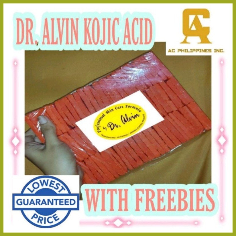 DR. ALVIN KOJIC SCRAP SOAP + FREEBIES (500g) | Shopee Philippines