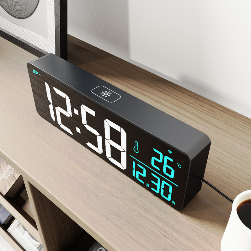 3 Each WiFi Clock Network Living Room TV Counter Clock Desktop Wall ...