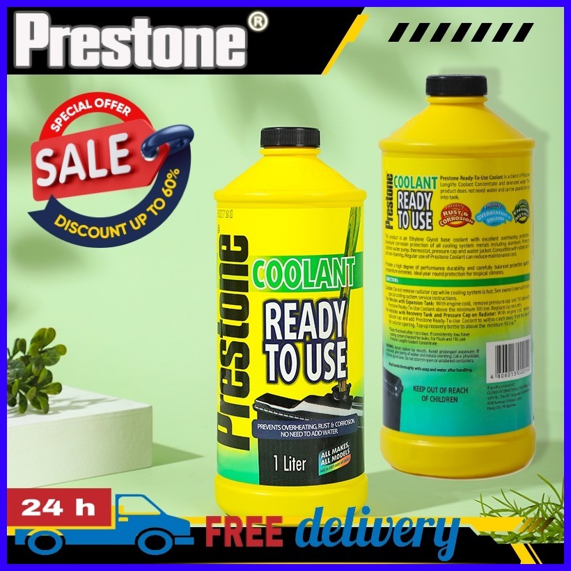 Prestone coolant ready to use 1 litre capacity for car radiator honda ...