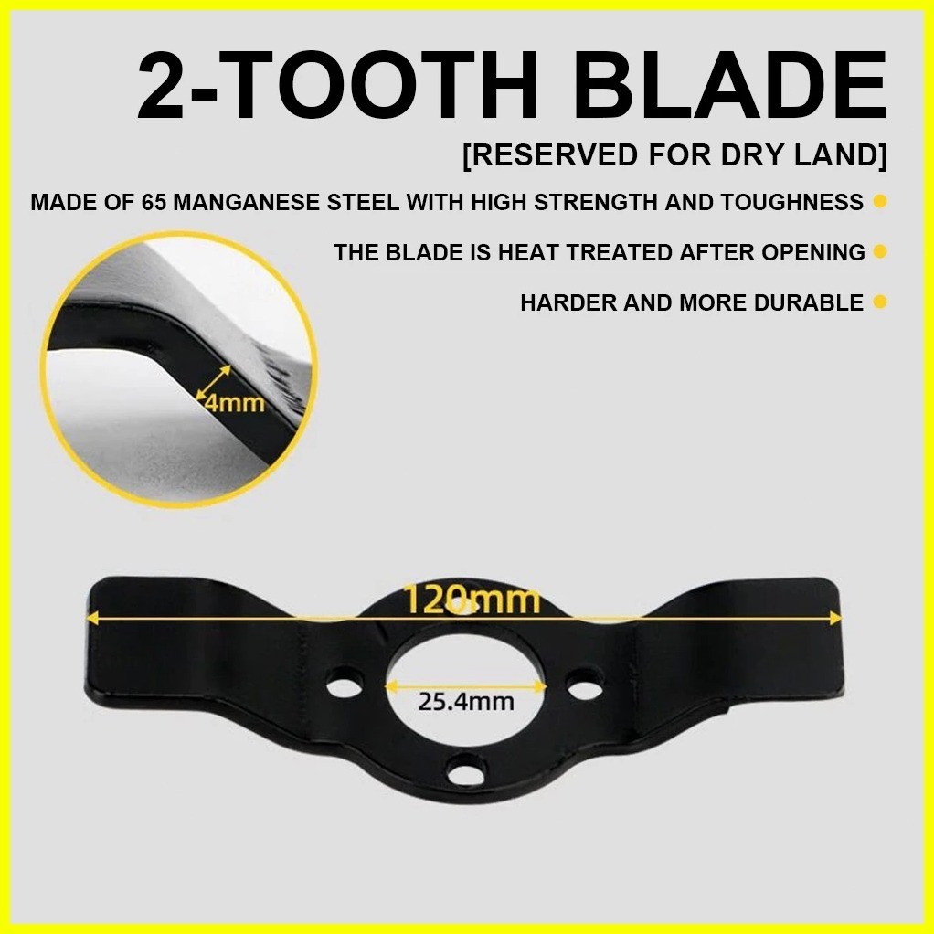 Dual-use Weeder Plate Blades Lawn Mower Grass Eater Trimmers Head Brush ...