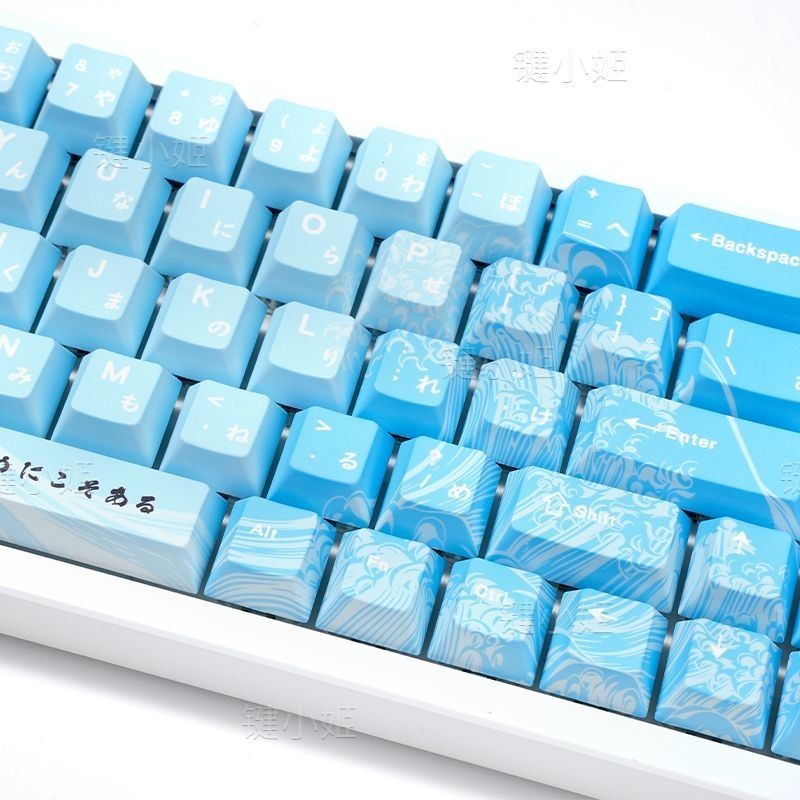 Silver Soul Theme Cherry Profile Dye Sublimation PBT Keycap Set ...