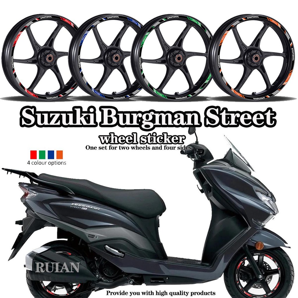 For Suzuki Burgman Street 125 EX Motorcycle Wheel Conversion Sticker ...