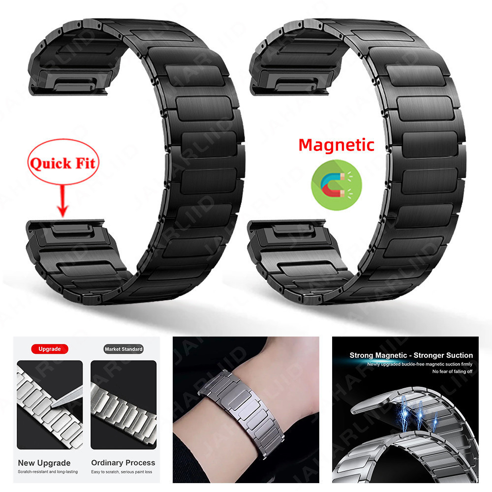 Garmin Tactix 8 47mm 51mm 7 Pro Delta Magnetic Strap Quick Release 26mm ...