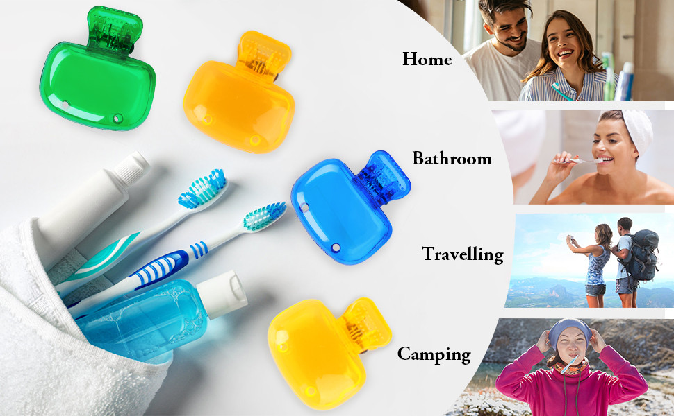 Portable Travel Toothbrush Head Protective Cover / Plastic Toothbrushes ...