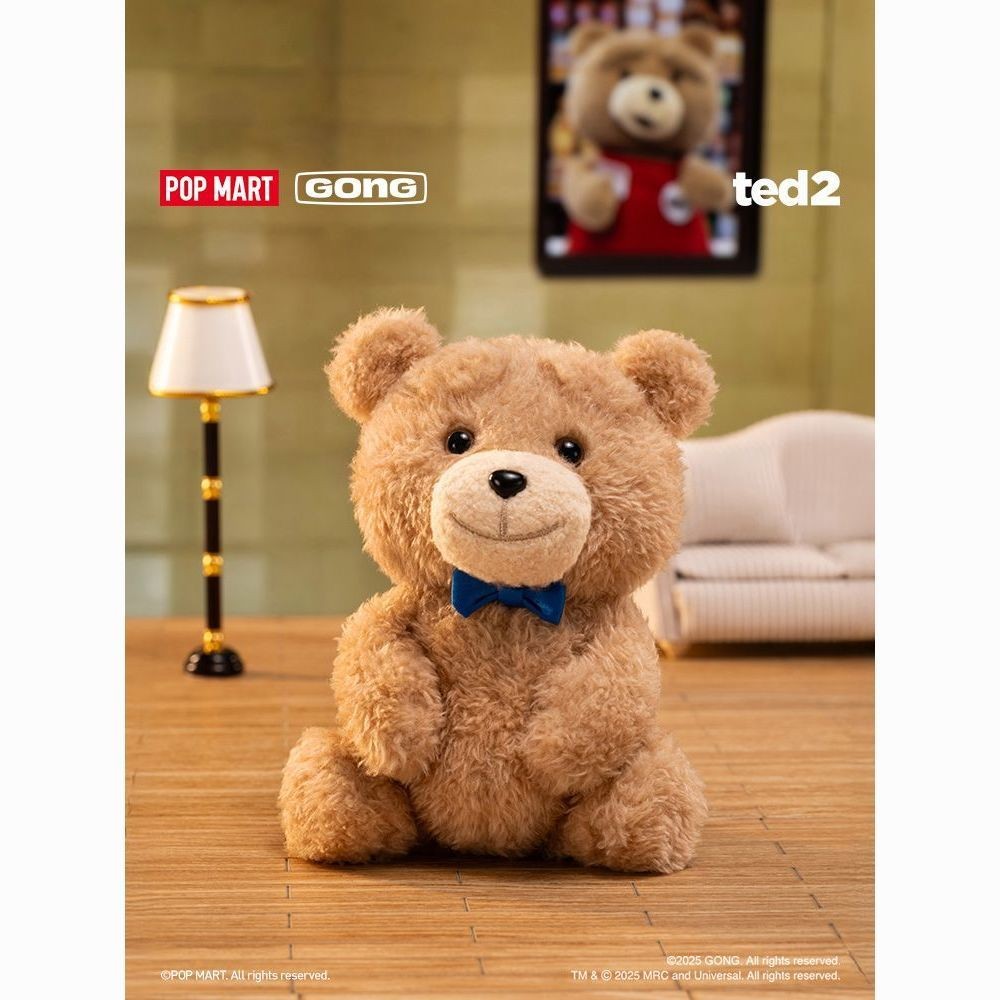 POPMART Pop Mart Resonance Ted2 Teddy Bear Moving Plush Pendant Blind Box Trendy Gift | Shopee ...