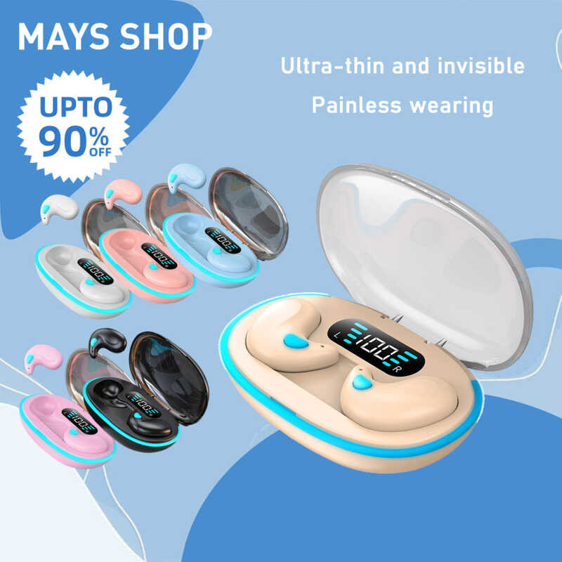 Sleeping Earbuds Wireless Mini Headphones TWS Bluetooth Earphone Stereo ...