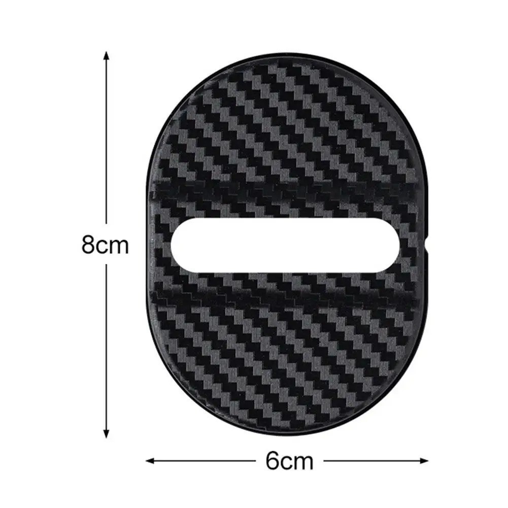 4pcs MG Car Door Lock Protective Cover ABS Self-adhesive Car Door Lock ...