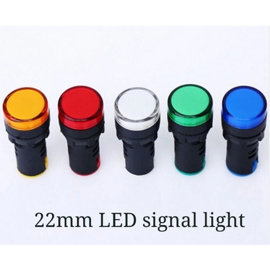 1PC. LED SIGNAL LAMP Pilot Panel Indicator AD16 AC220V Indicator Light ...