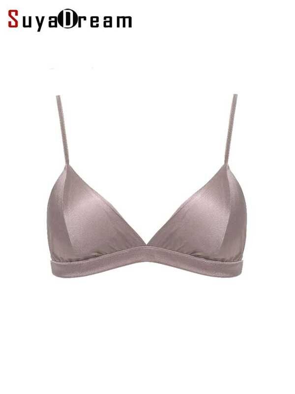 Push Up Wireless Bra Suyadream Women Sexy Bras Natural Silk Spandex ...