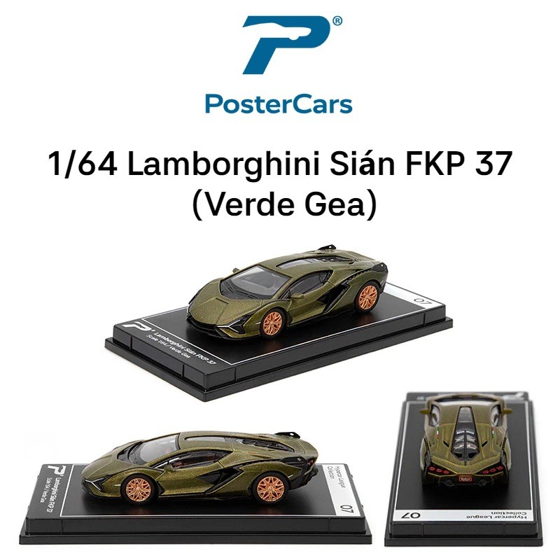Postercars 1/64 Pagani McLaren Koenigsegg Porsche Supercar Series ...